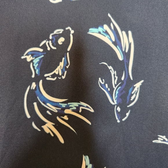 Bad Birdie | Shirts | New Bad Birdie The Shallows Fish Golf Shirt Size ...